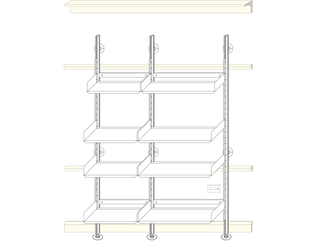 Structure | 606 Universal Shelving System | Vitsœ